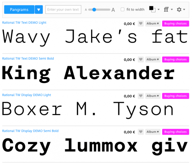 Le Free Font Friday de MyFonts. | typomanie*